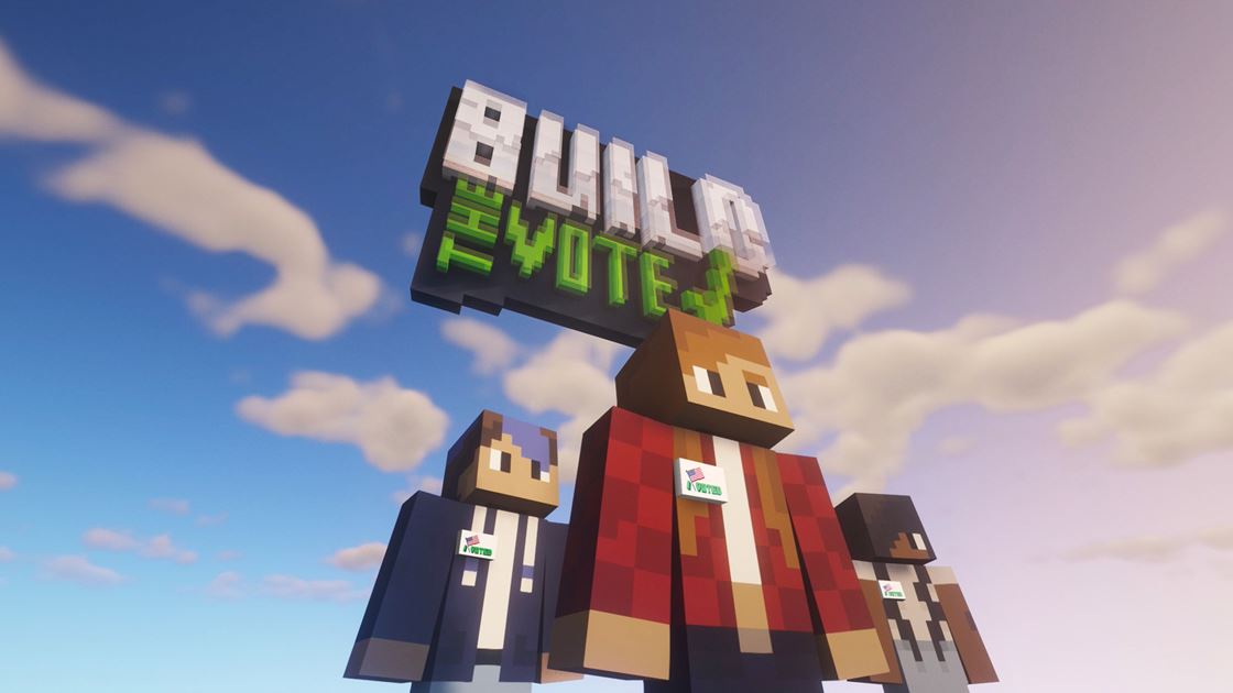 Build the Vote: engaging future and first-time voters in Minecraft