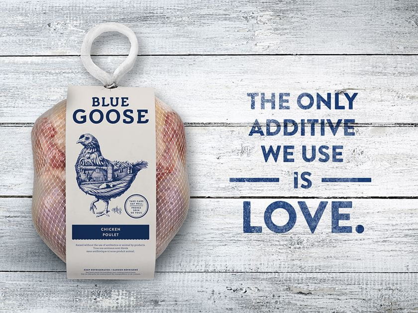 New brand identity for Blue Goose