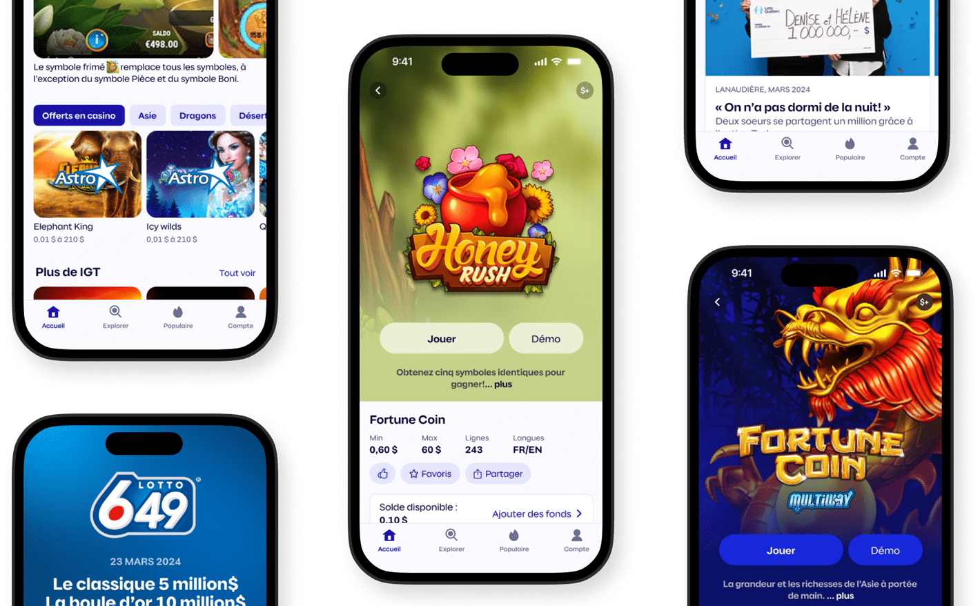 Loto-Québec - Application mobile